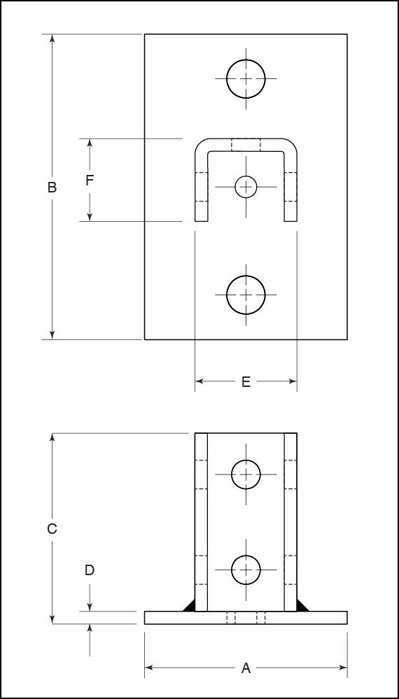 Part Number 5990PB1, Standard Post Base On Gibson Stainless & Specialty ...